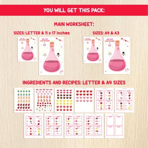 Love Potion Making Game, Counting Activity, Numbers, Math Centers ...
