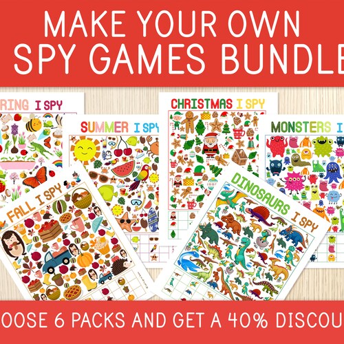 Summer I Spy Seek and Find Look and Find 2 Printable Games - Etsy