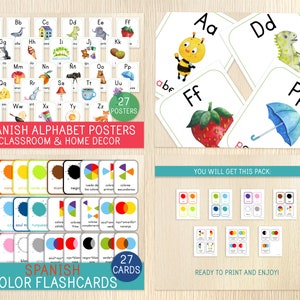Spanish MEGA BUNDLE - Spanish Worksheets - Flashcards, Calendar ...