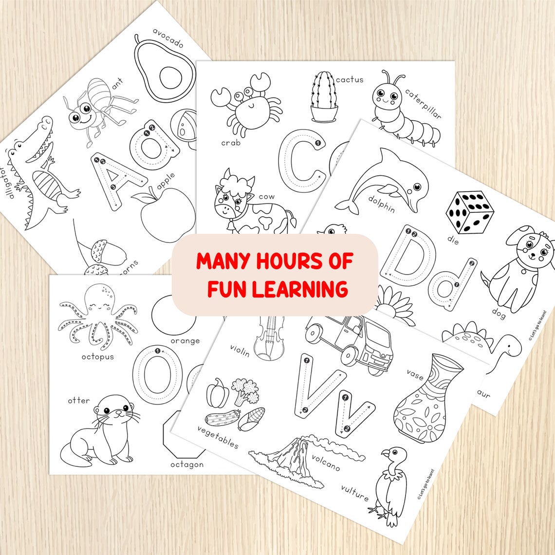 Alphabet Coloring Pages, Letter Recognition, Preschool Coloring Pages ...