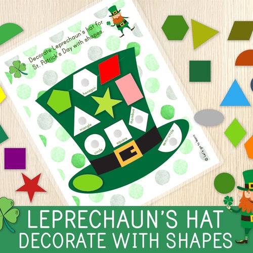 Leprechaun's Hat Decor St. Patrick's Day Activity - Etsy