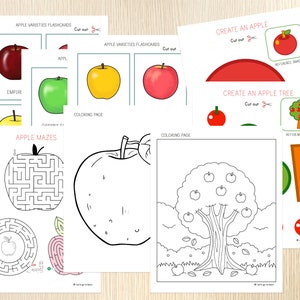 Apple Unit Study, Life Cycle, Apples Varieties, Apple Parts, Fall ...