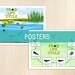 Life Cycle of a Frog Posters 3-part Cards Worksheets - Etsy