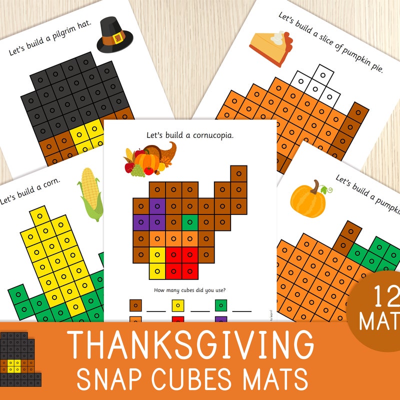 Unifix Cube Pattern Cards - Etsy