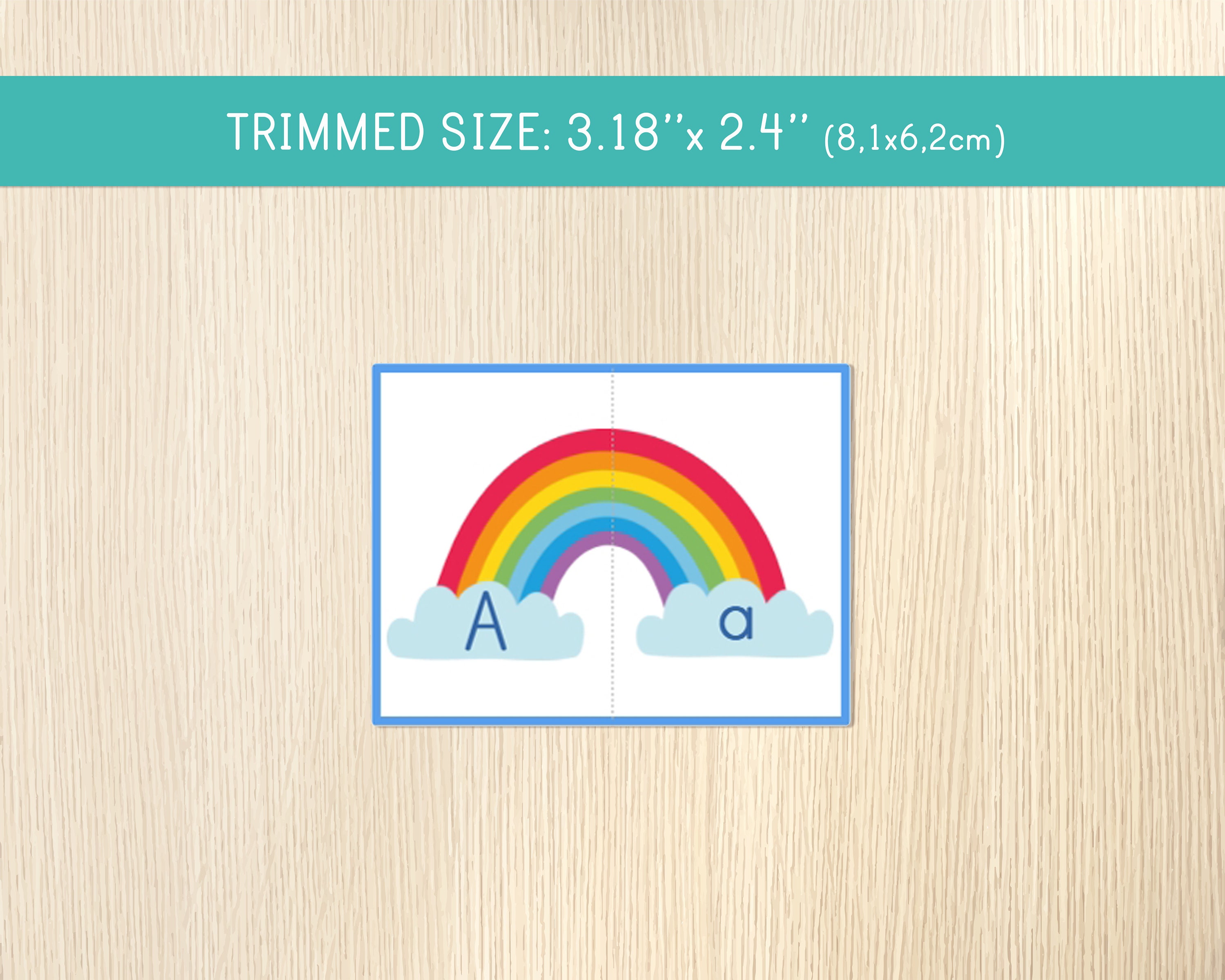 Rainbow Letter Matching Game, ABC Puzzles, Preschool, Kindergarten ...
