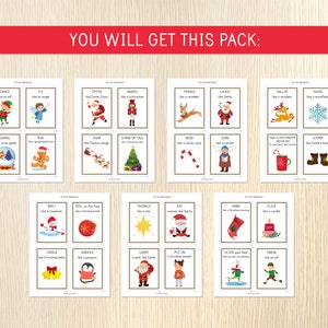 Christmas Movement Cards - Christmas Games - Toddler, Preschool ...