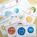 Space Playdough Mats, Play Doh Activity, Solar System Mat, Astronomy ...