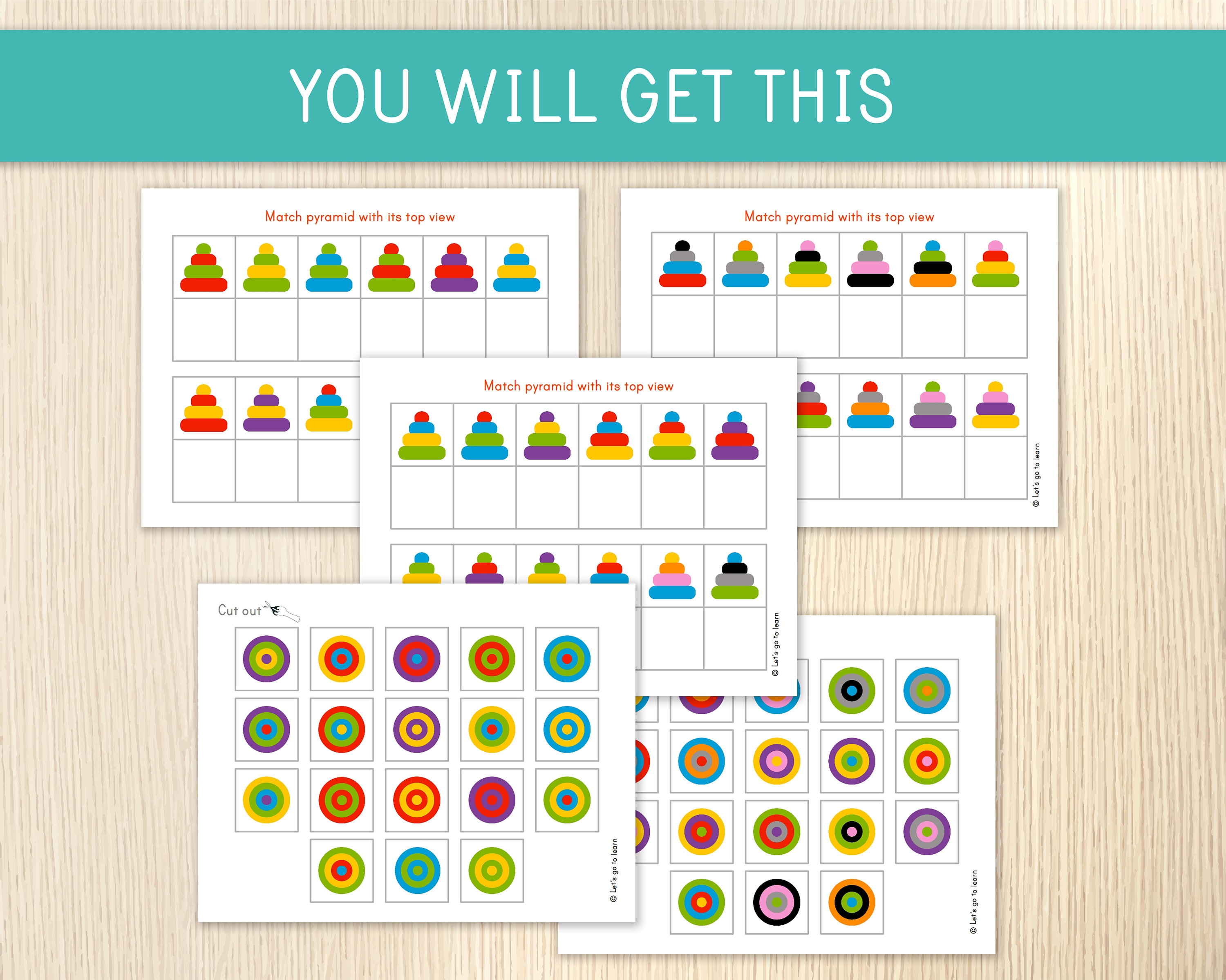 Spatial and Visual Perception Worksheets Concentration - Etsy