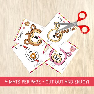 Chinese Zodiac Animals Playdough Mats - 12 Visual Cards - Lunar New ...