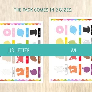 Colors Matching Game, Toddler, Preschool Activity, Busy Book Page ...