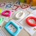 Shapes Play Dough Mats, 14 Visual Cards, Play Doh, Toddler Activity ...