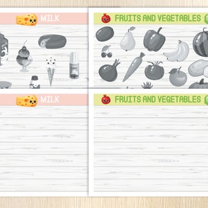 Food Sorting and Matching Activity - Preschool, Kindergarten Activity ...
