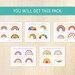 Rainbow Matching Games, 20 Puzzles for Toddlers, Preschool Activity ...