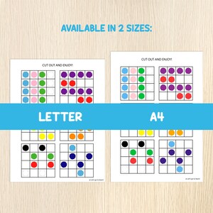 Pom Pom Patterns for Kids – Color Matching Activity for Toddlers – Fine ...