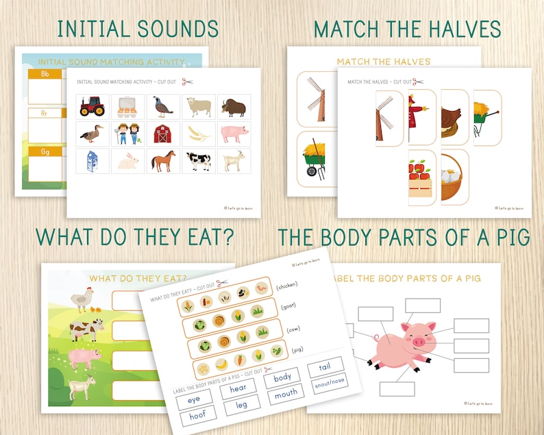Farm Busy Book, Farm Animals, Toddler, Preschool, Kindergarten ...
