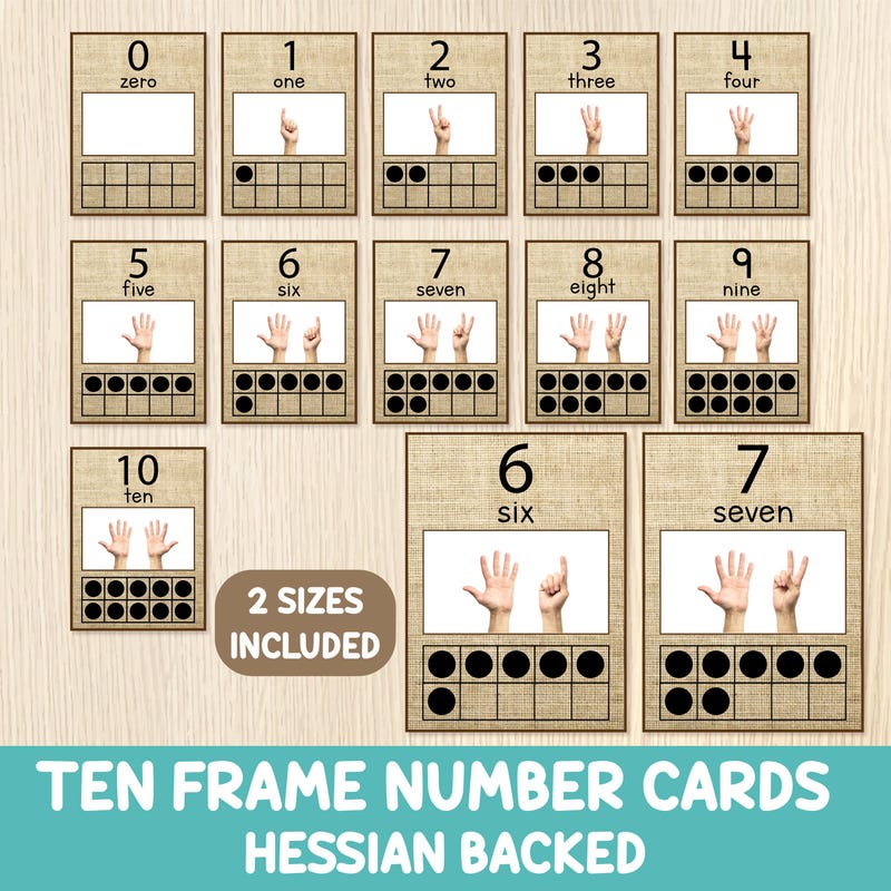 Number Display Cards - Etsy UK