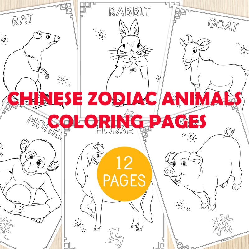 Chinese Zodiac Animal Toys - Etsy