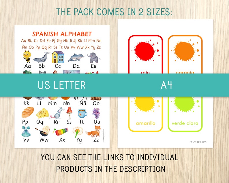 Spanish MEGA BUNDLE - Spanish Worksheets - Flashcards, Calendar ...