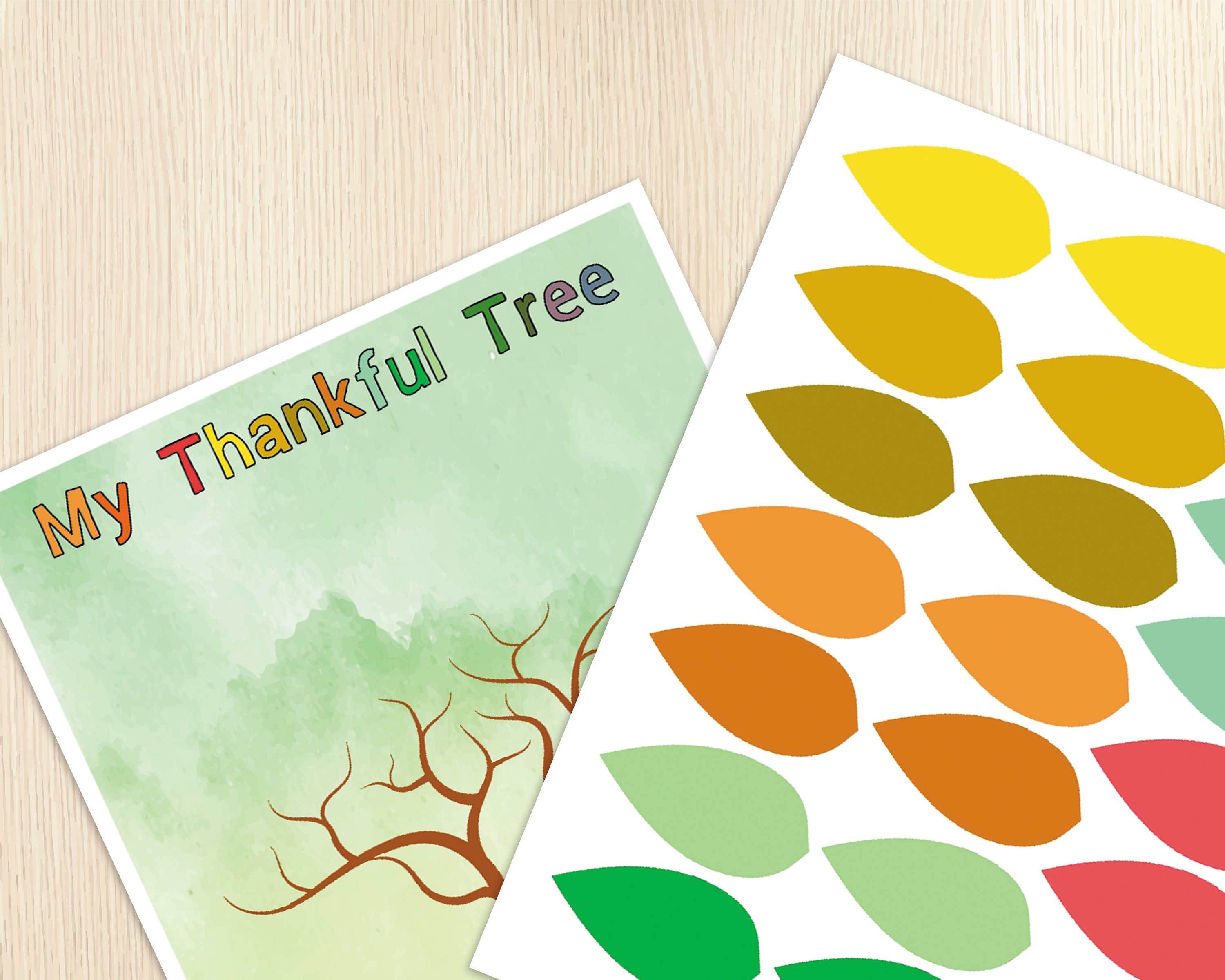 Thankful Tree - Gratitude Tree - DIY Thanksgiving Activity - Give ...