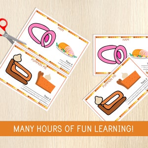 Thanksgiving Feast Playdough Mats, Play Doh Activity, Fall, Autumn ...