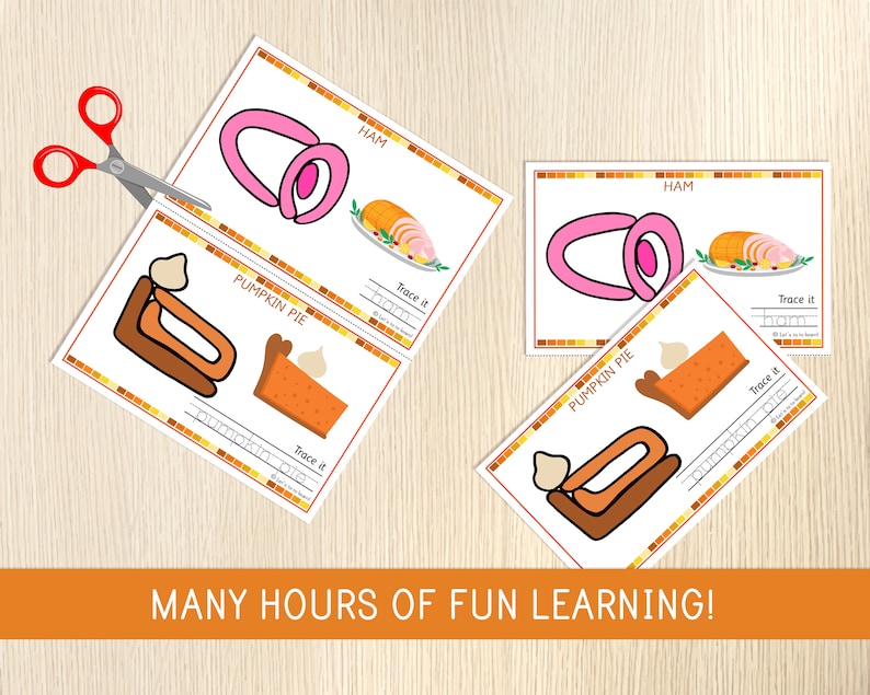 Thanksgiving Feast Playdough Mats, Play Doh Activity, Fall, Autumn ...