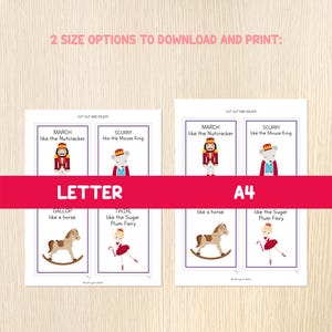 Nutcracker Movement Cards - Christmas Game - Toddler, Preschool ...