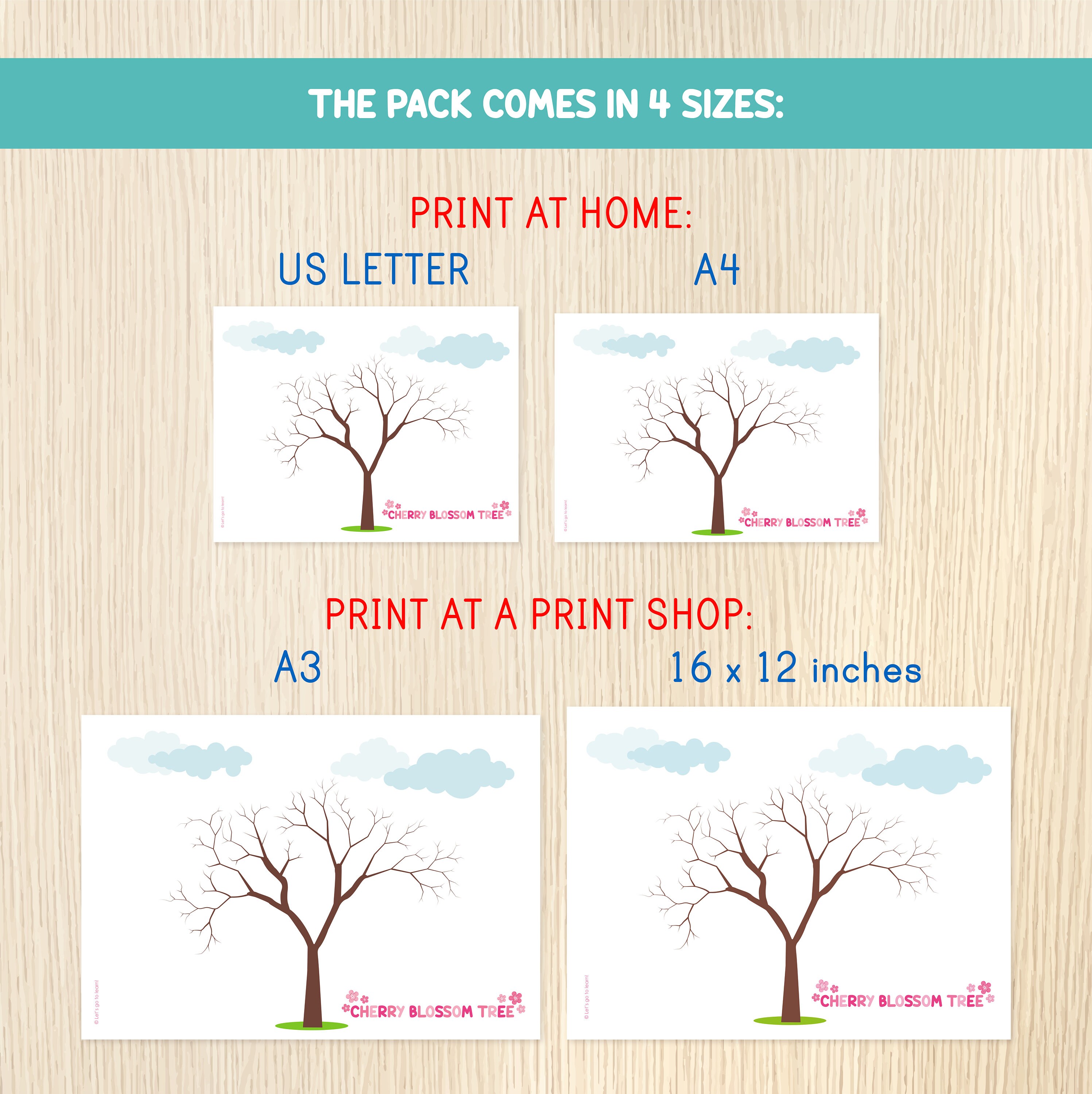 Spring Craft for Kids - Cherry Blossom Tree Craft - Cut & Paste ...