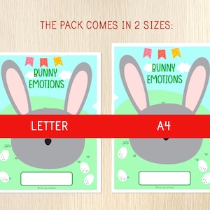 Emotions for Kids - Bunny Emotions Activity - Rabbit Feelings ...