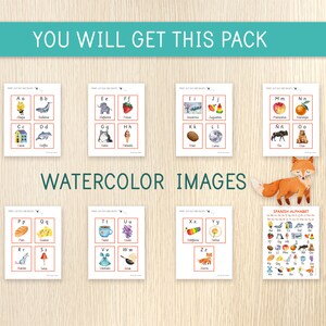 Spanish Alphabet Flashcards & Chart, 27 Cards, 1 Poster, Learn Spanish ...