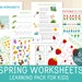 Spring Worksheets Spring Learning Pack Spring Themed | Etsy