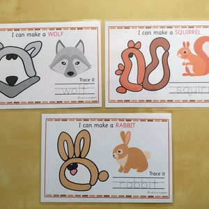 Forest Animals Playdough Mats, Play Dough Activities, Preschool ...