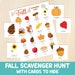 Seasons Scavenger Hunt Games BUNDLE, Treasure Hunt With Cards to Hide ...
