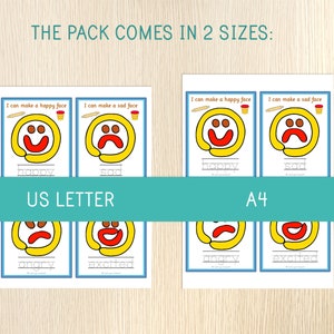 Feelings Playdough Mats, Emotions Cards, Play Doh Mats Visual Cards ...