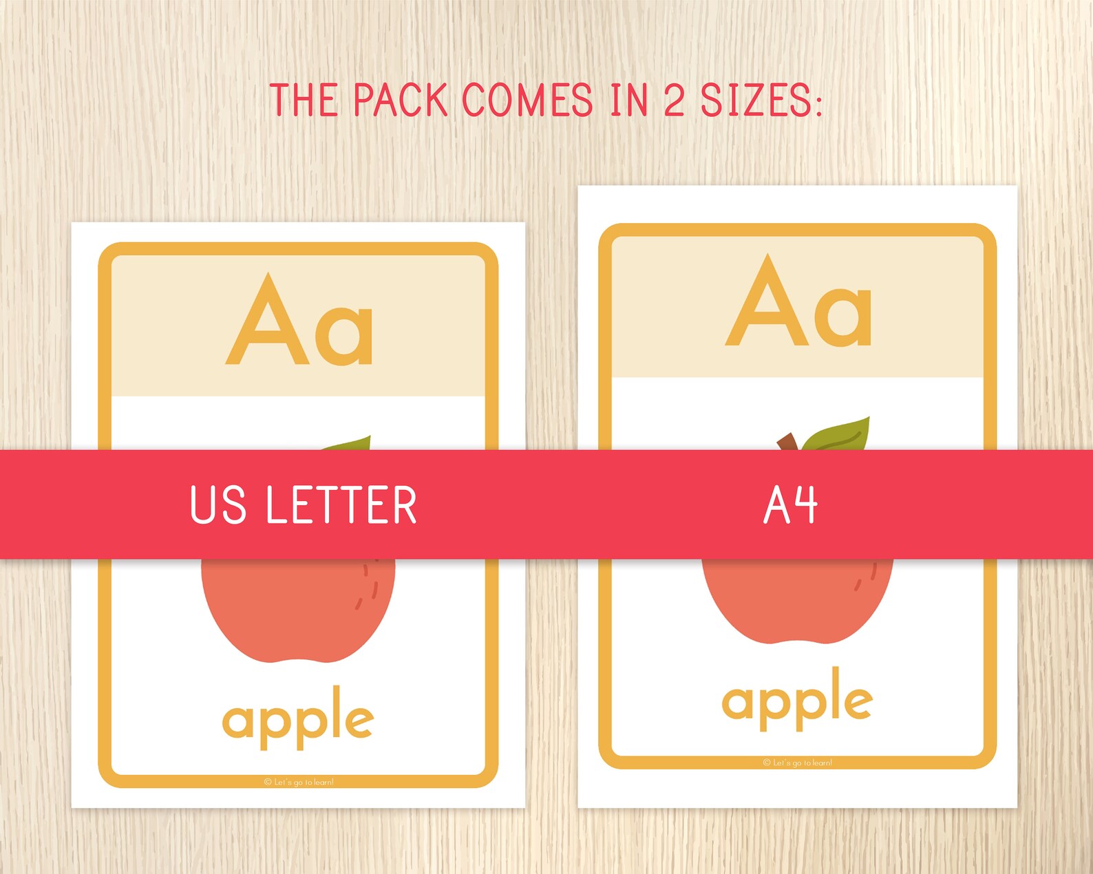 Alphabet Posters & Flashcards, Toddler, Preschool, Kindergarten, Home ...