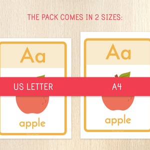 Alphabet Posters & Flashcards, Toddler, Preschool, Kindergarten, Home ...