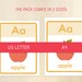 Alphabet Posters & Flashcards Toddler Preschool - Etsy