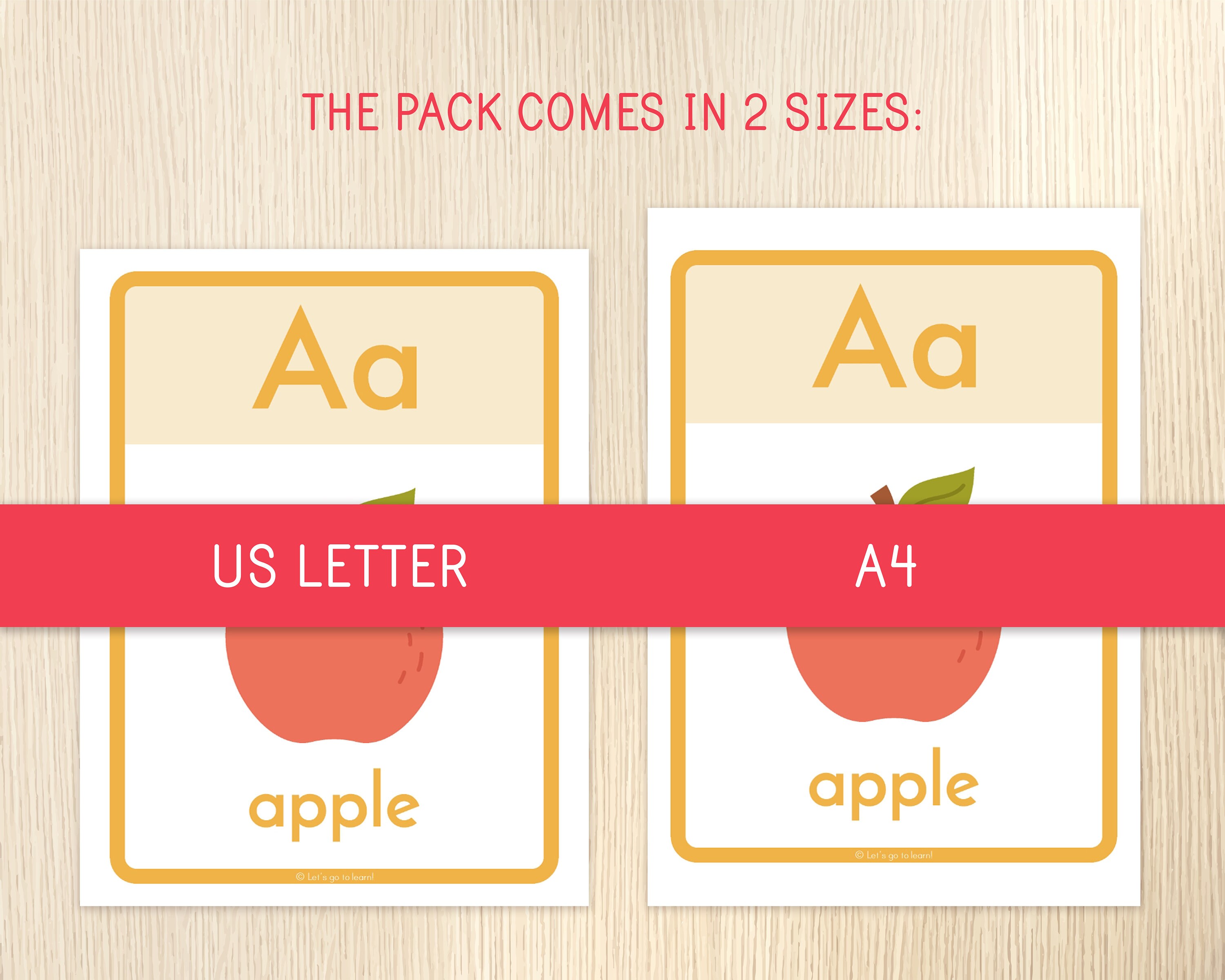 Alphabet Posters & Flashcards, Toddler, Preschool, Kindergarten, Home ...