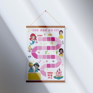 Princess Reward Chart - Little Princess Sticker Chart - Baby Princess ...