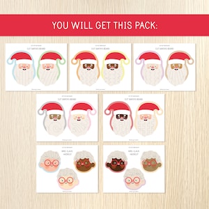 Santa's Beard Cutting Activity and Mrs. Claus Haircut, Christmas ...