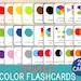 Spanish Color Words Clip Cards and Chart, Spanish Classroom, Montessori ...