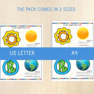 Space Playdough Mats, Play Doh Activity, Solar System Mat, Astronomy ...