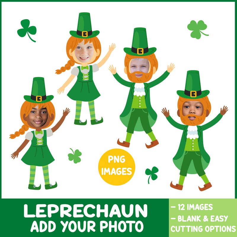 Leprechaun Cut Outs - Etsy
