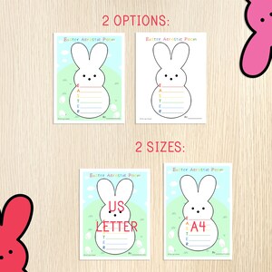 Easter Acrostic Poem, Writing Activity for Kids, Easter Poem ...