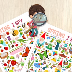 Seasons I Spy BUNDLE, Winter, Spring, Summer, Fall, Look and Find, Seek ...