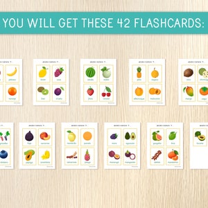 Fruit Flashcards in SPANISH- Spanish Vocabulary - Spanish Resources for ...