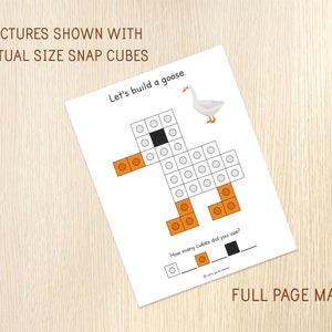 Farm & Farm Animals Snap Cubes Mats - Connecting Cubes Mats - Preschool ...