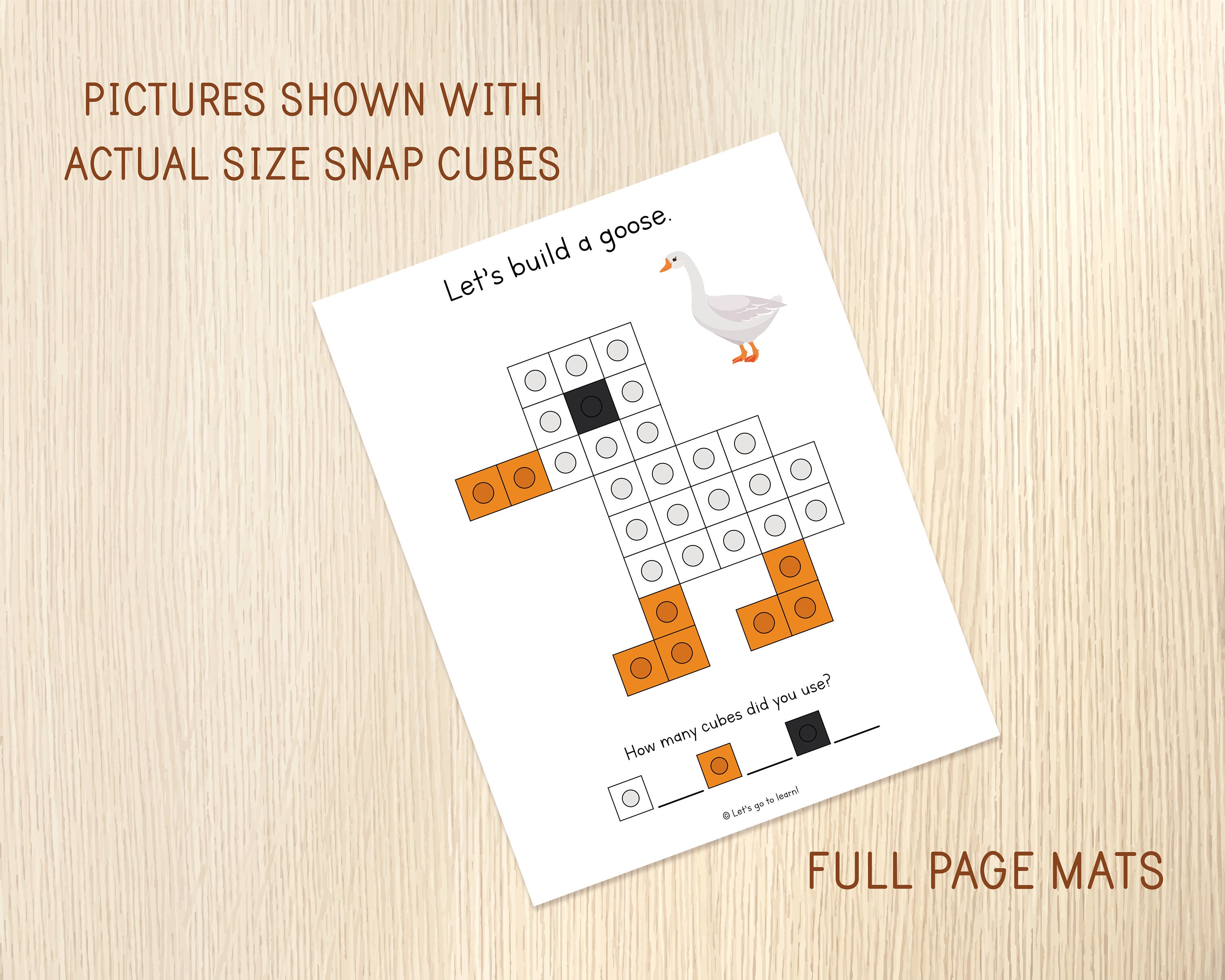 Farm & Farm Animals Snap Cubes Mats - Connecting Cubes Mats - Preschool ...