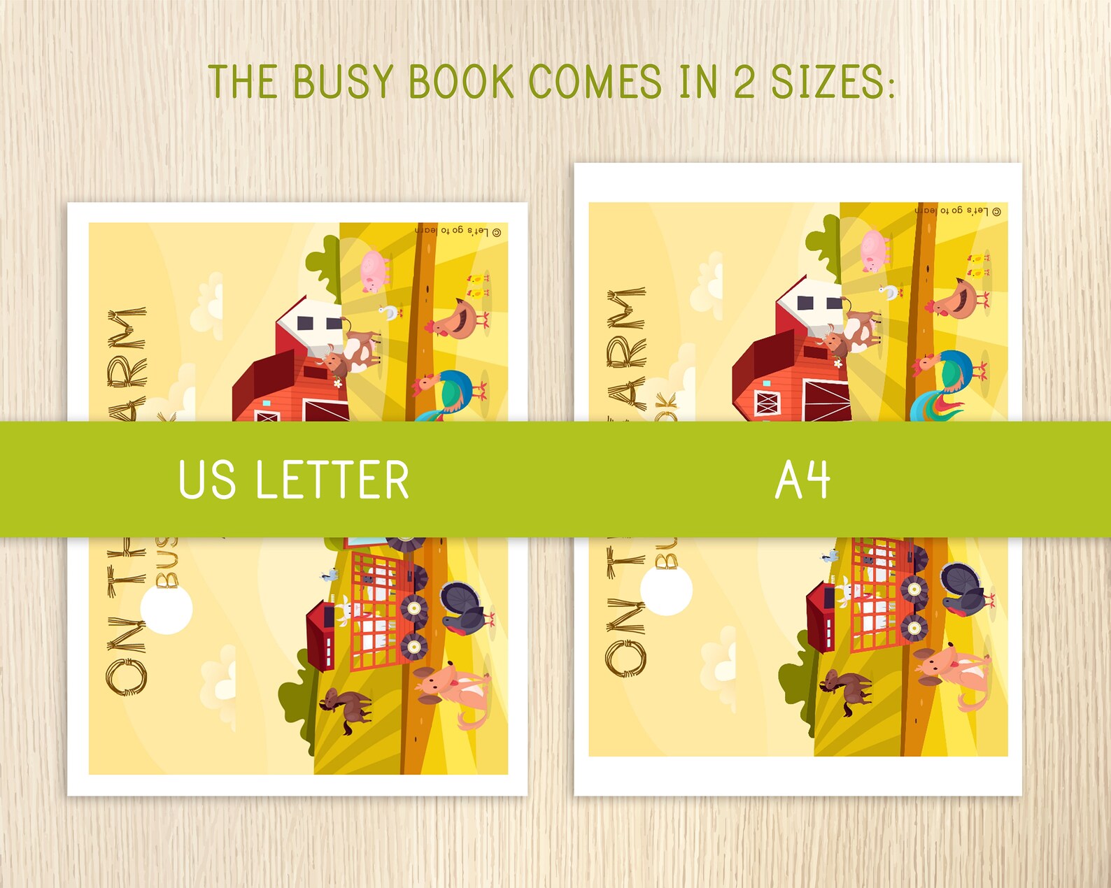 Farm Busy Book Farm Animals Toddler Preschool Kindergarten | Etsy