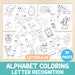 Alphabet Coloring Pages, Letter Recognition, Preschool Coloring Pages ...