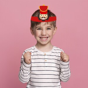 Nutcracker Paper Crown, Party Hat for Kids & Adults, Headband, Party ...